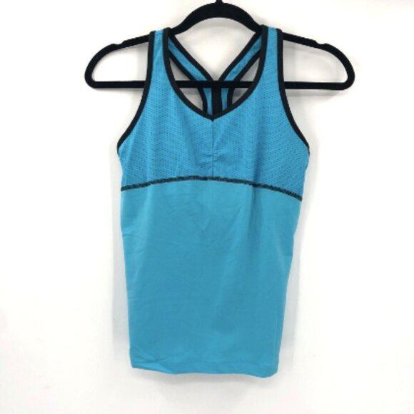 Asics | Tops | Asics Abby Shimmel Tank Top Running Shelf Bra Built In ...